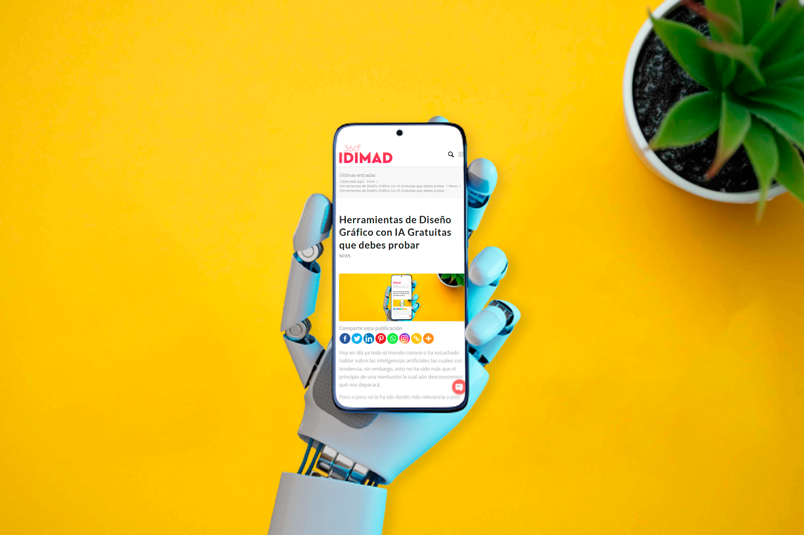 9 Herramientas de Diseño Gráfico con IA Gratuitas | IDIMAD 360